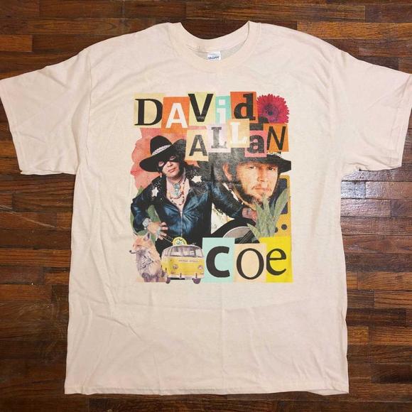 Gallidesigner | Shirts | David Allan Coe Unisex White Tshirt Graphics ...